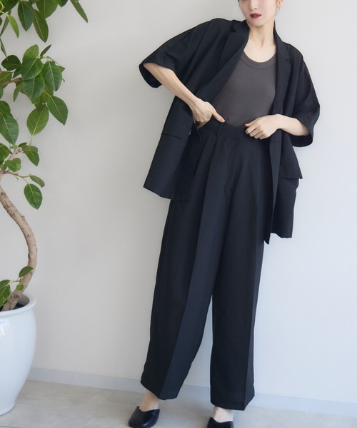 RU.TI.LE（ルチル）の「【RU.TI.LE】ハーフスリーブジャケット（テーラードジャケット）」 - WEAR