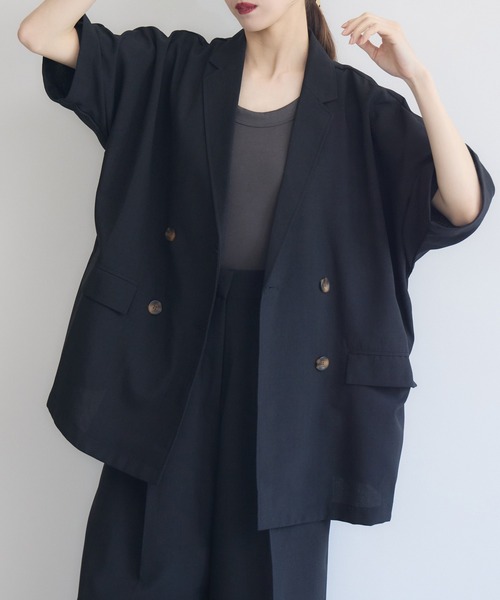 RU.TI.LE（ルチル）の「【RU.TI.LE】ハーフスリーブジャケット（テーラードジャケット）」 - WEAR