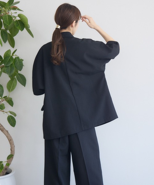 RU.TI.LE（ルチル）の「【RU.TI.LE】ハーフスリーブジャケット（テーラードジャケット）」 - WEAR