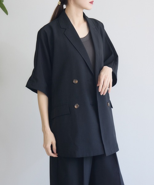 RU.TI.LE（ルチル）の「【RU.TI.LE】ハーフスリーブジャケット（テーラードジャケット）」 - WEAR