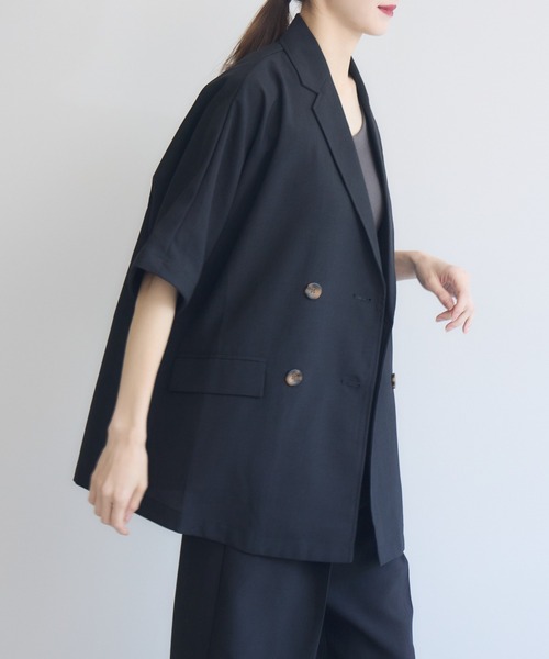 RU.TI.LE（ルチル）の「【RU.TI.LE】ハーフスリーブジャケット（テーラードジャケット）」 - WEAR