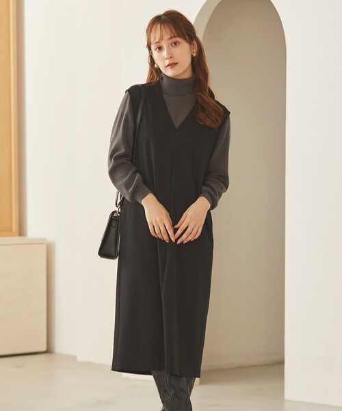 Feroux（フェルゥ）の「Vネック ジャンパースカート（スカート）」 - WEAR