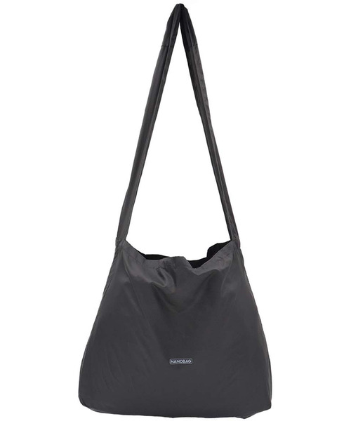 MAISON mou（メゾンムー）の「【NANOBAG/ナノバッグ】NANO SLINGブラック（エコバッグ/サブバッグ）」 - WEAR