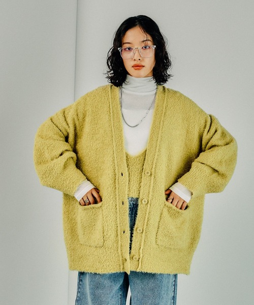 LEPSIM（レプシィム）の「5ゲージシャギーBIGカーディガン 213039（カーディガン/ボレロ）」 - WEAR