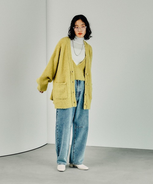 LEPSIM（レプシィム）の「5ゲージシャギーBIGカーディガン 213039（カーディガン/ボレロ）」 - WEAR