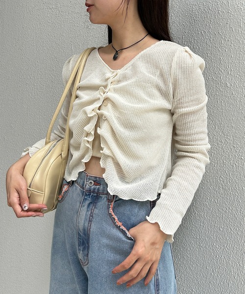 Kastane（カスタネ）の「【初夏まで着れる/2WAY】フロントシャーリングTee（Tシャツ/カットソー）」 - WEAR