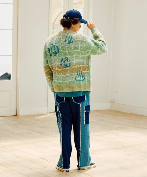 セール】ゆったり銭湯MIX ニットセーター（ニット/セーター）｜go slow