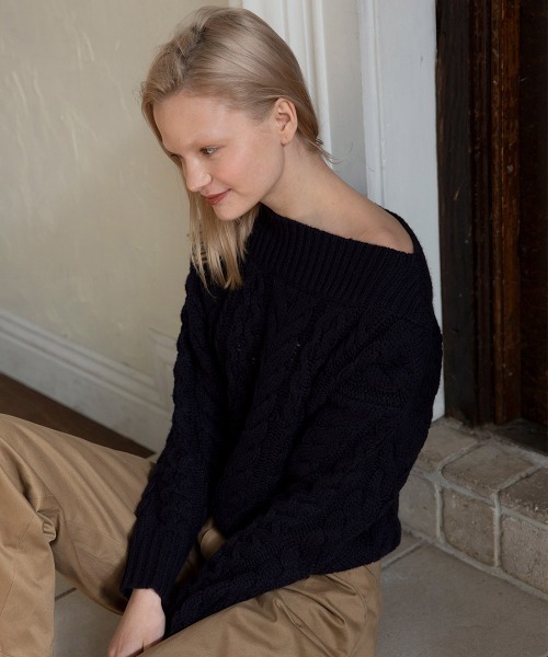 mangata（モンガータ）の「Cable knit（ニット/セーター）」 - WEAR