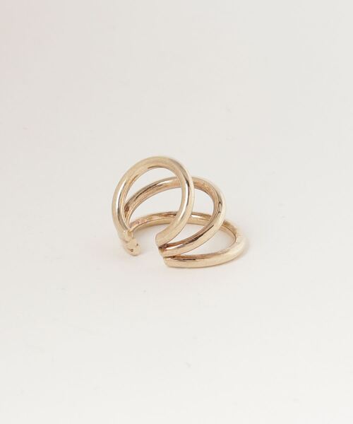 SASKIA DIEZ（サスキアディッツ）の「SASKIA DIEZ（サスキアディツ) 450037 WIRE BOLD EARCUFF TRIPLE 750 AU（イヤーカフ）」 - WEAR