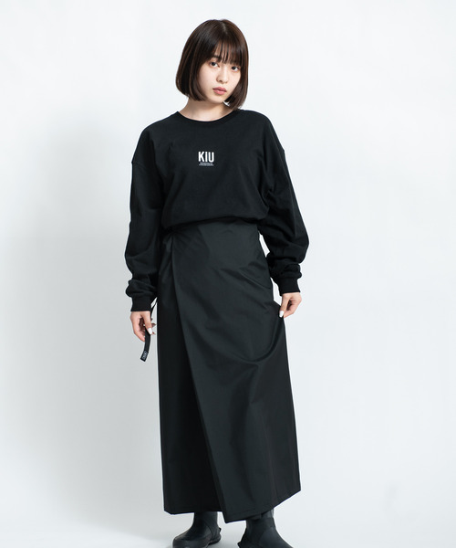 KiU（キウ）の「KiU/キウ ウォータープルーフ ロンジー レインスカート K212-179（レインコート/ポンチョ）」 - WEAR