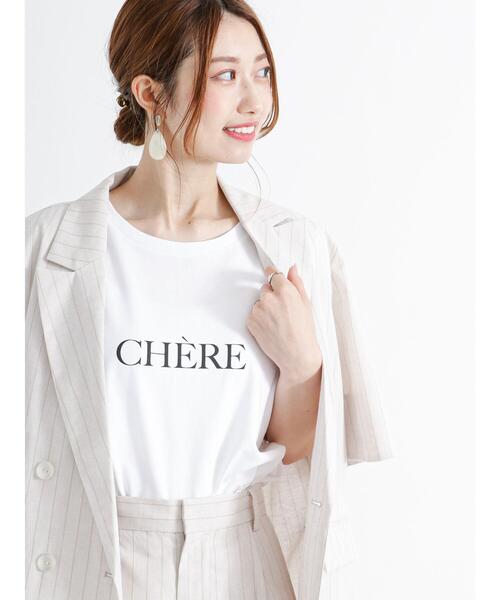 Te chichi（テチチ）の「箔プリントTシャツ（Tシャツ/カットソー）」 - WEAR