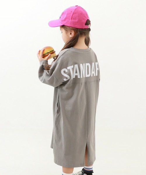 devirock（デビロック）の「STANDARD バックロゴ 長袖ワンピース（ワンピース）」 - WEAR