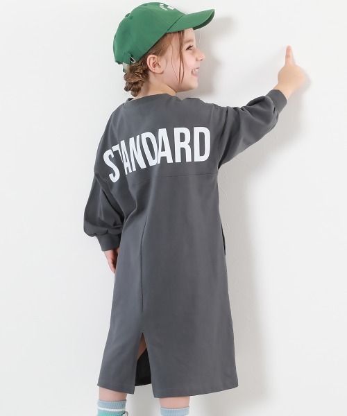 devirock（デビロック）の「STANDARD バックロゴ 長袖ワンピース（ワンピース）」 - WEAR