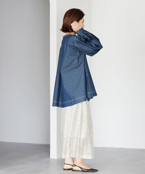 IENA（イエナ）の「スパンコール イージータイトスカート（スカート）」 - WEAR