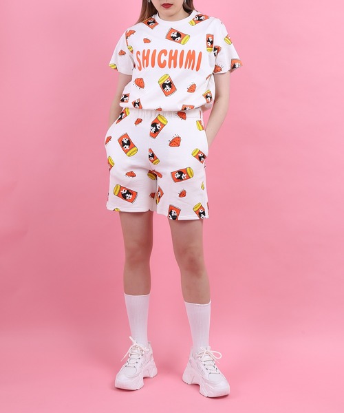 PUNYUS（プニュズ）の「フード総柄Tシャツ(RAMUNE）（Tシャツ/カットソー）」 - WEAR