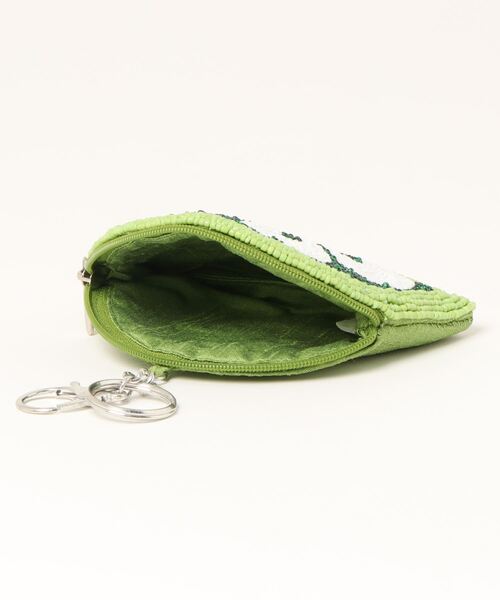 Rose Bud(ローズバッド)の「 Shajuky ライムモチーフビーズポーチ(ポーチ)」 Wear