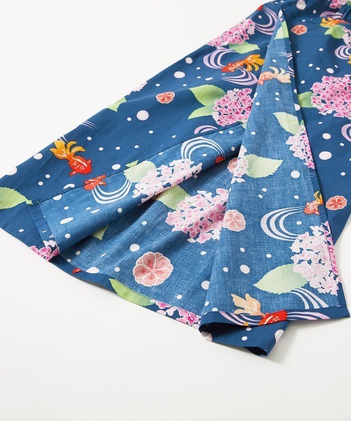 着くずれしにくい ワンピースになる2WAY 浴衣 セパレート 帯2本 4点セット（浴衣）｜devirock（デビロック）のファッション通販 - ZOZOTOWN