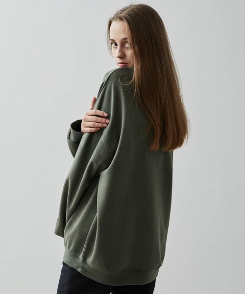 【CLEL】half zip fake suede pullover/ハーフジップフェイクスエードプルオーバー（スウェット）｜CLEL（クレイル）のファッション通販 - ZOZOTOWN