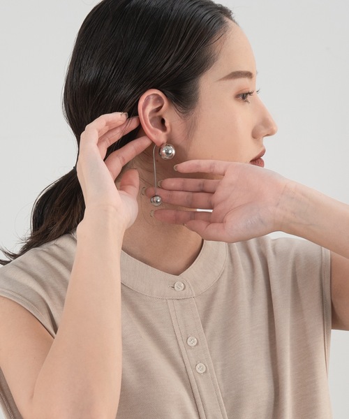 lawgy（ラウジー）の「ball swings pierce（ピアス（両耳用））」 - WEAR