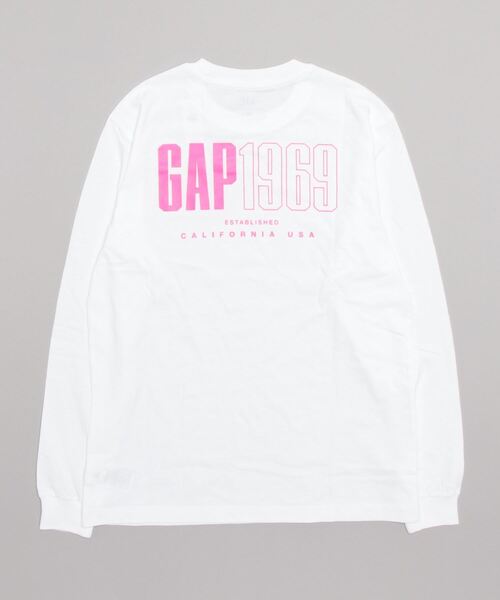 GAP（ギャップ）の「GAP 1969ロゴ 長袖Tシャツ(ユニセックス)（Tシャツ/カットソー）」 - WEAR