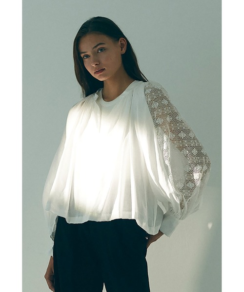 Heriter（エリテ）の「ヴァランシエンヌレースブラウス（シャツ/ブラウス）」 - WEAR