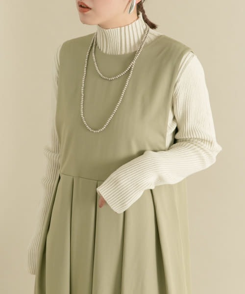 KBF（ケイビーエフ）の「『UR TECH』illi ランダムRIBハイネックニット（ニット/セーター）」 - WEAR