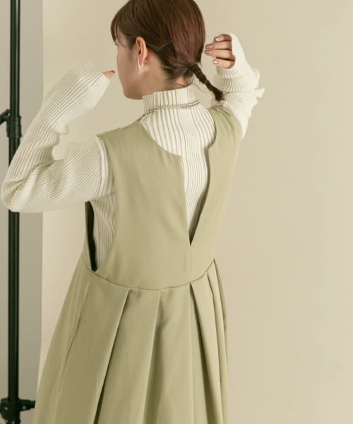 KBF（ケイビーエフ）の「『UR TECH』illi ランダムRIBハイネックニット（ニット/セーター）」 - WEAR