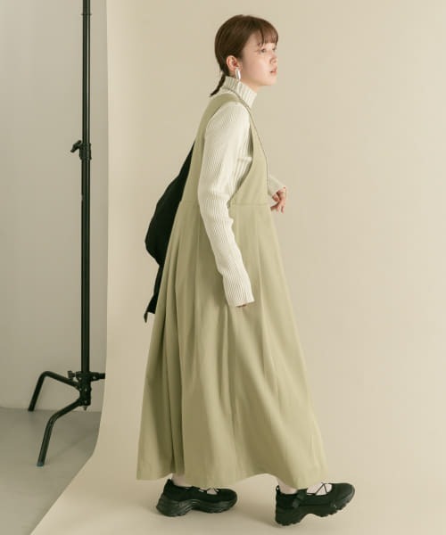 KBF（ケイビーエフ）の「『UR TECH』illi ランダムRIBハイネックニット（ニット/セーター）」 - WEAR