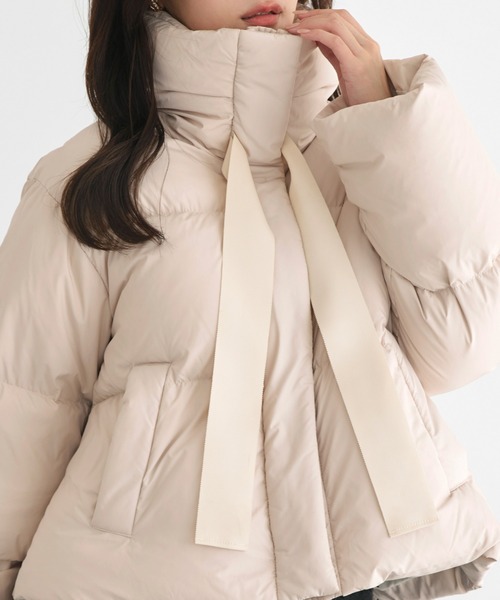 フレンチダウン ｜ グログランリボン フレンチダウン ショートコート