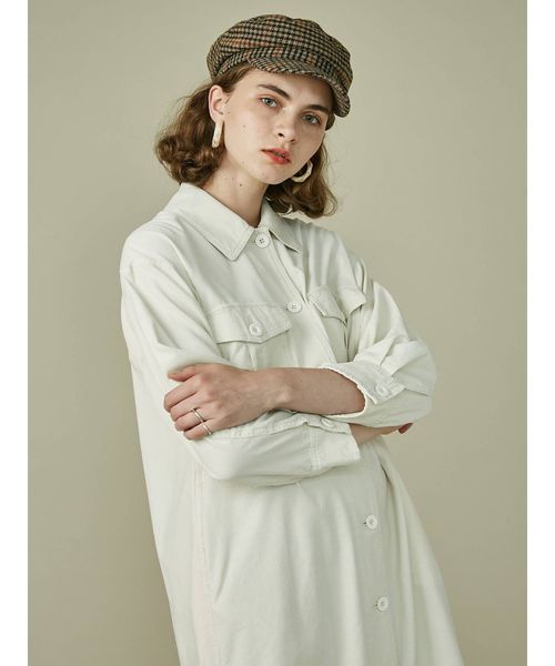 COTORICA（コトリカ）の「コーデュロイシャツワンピース（ワンピース）」 - WEAR