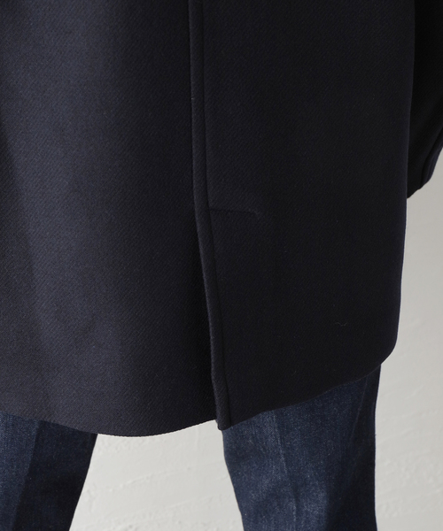 mii（ミー）の「【Mii/ミイ】WOOL SOLID COLOR HAND EMB CABAN：コート（ピーコート）」 - WEAR