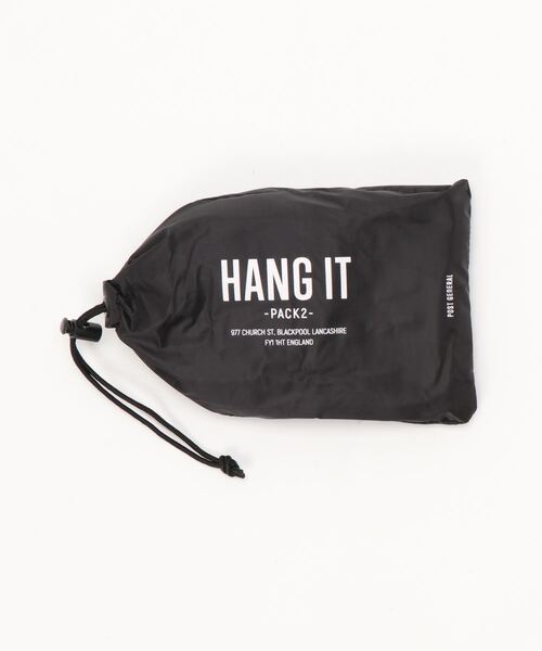 POST GENERAL（ポストジェネラル）の「POST GENERAL(ポストジェネラル)ハングイット(2個セット)ブラック（トラベルグッズ）」 - WEAR
