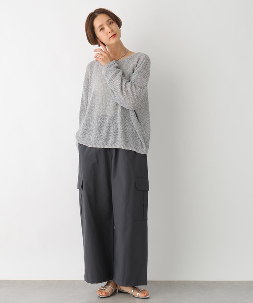 LEPSIM（レプシィム）の「5ゲージ2WAYメッシュプルオーバー 987571（ニット/セーター）」 - WEAR