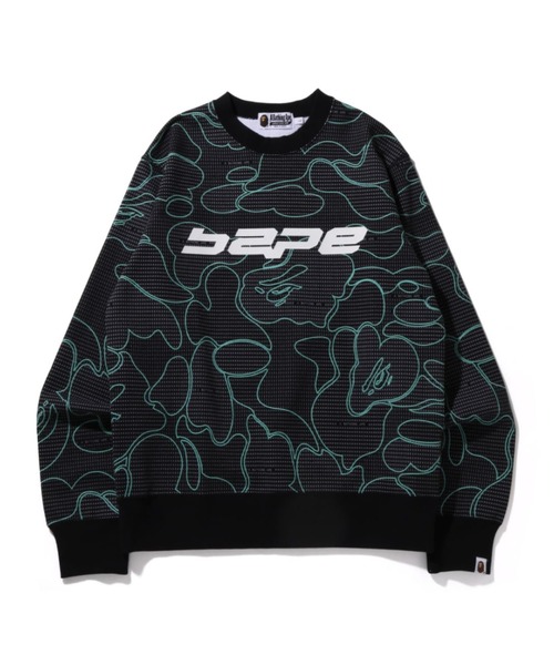 A BATHING APE（アベイシングエイプ）の「TEXT CODE CAMO CREWNECK M（スウェット）」 - WEAR