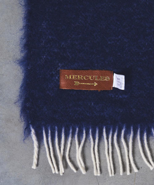 mercules（メルクルス）の「＜MERCULES（メルキュール）＞BIG BLANKET ネイビー（ブランケット）」 - WEAR