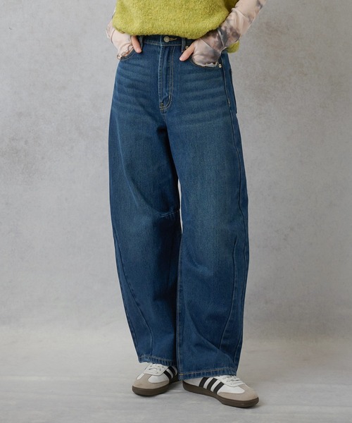 Lull（ルル）の「【Lull / ルル】カーブデニムパンツ（デニムパンツ）」 - WEAR