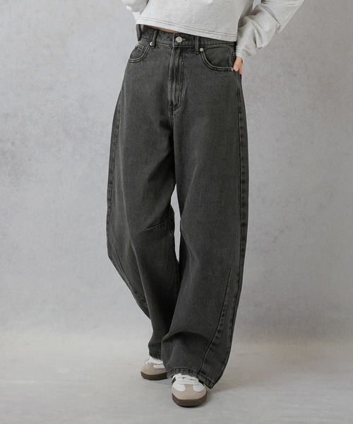 Lull（ルル）の「【Lull / ルル】カーブデニムパンツ（デニムパンツ）」 - WEAR