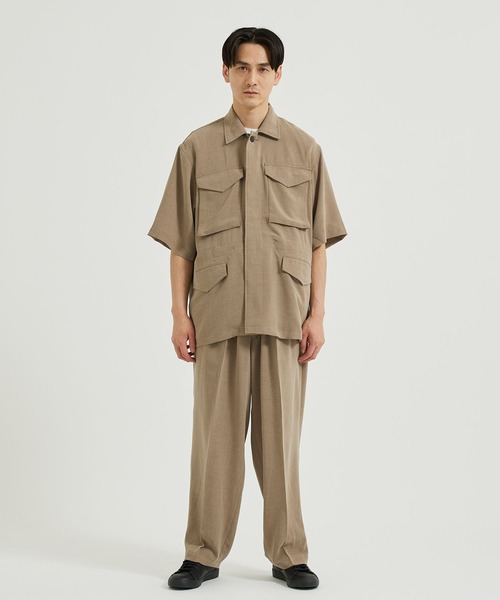 RAINMAKER（レインメーカー）の「【RAINMAKER/レインメーカー】別注 MELANGE TWILL H/S MILITARY ...