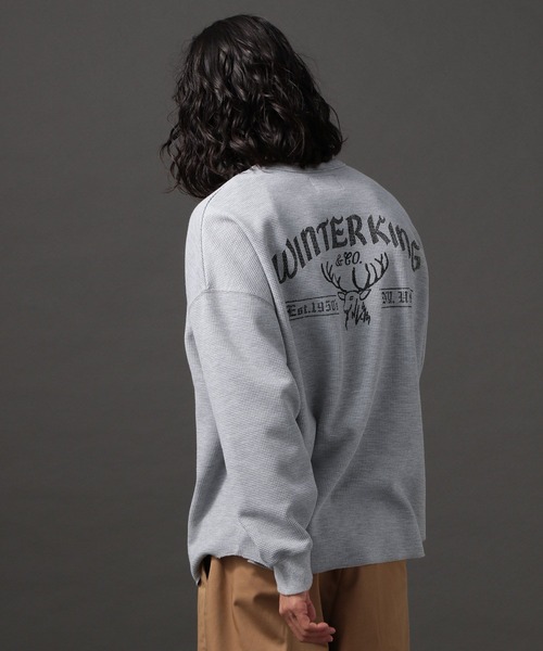 BAYFLOW（ベイフロー）の「【WINTER KING（ウィンターキング）×BAYFLOW】ワッフルプリントL/S TEE（Tシャツ ...