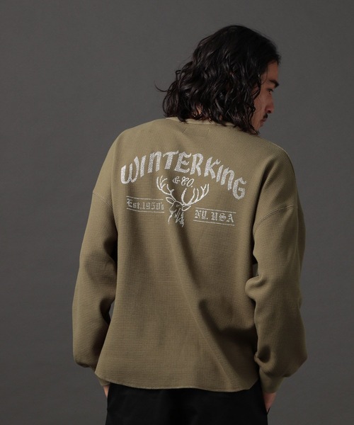 BAYFLOW（ベイフロー）の「【WINTER KING（ウィンターキング）×BAYFLOW】ワッフルプリントL/S TEE（Tシャツ ...