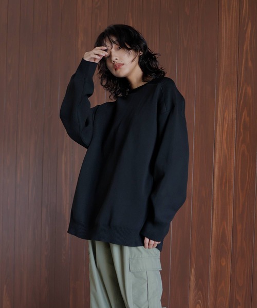 【セール/ブランド古着】長袖ニット（ニット/セーター）｜hellam（へラム）のファッション通販 - ZOZOUSED