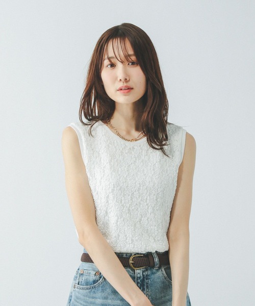 GLOBAL WORK（グローバルワーク）の「Beauteeレースタンク/497012（タンクトップ）」 - WEAR