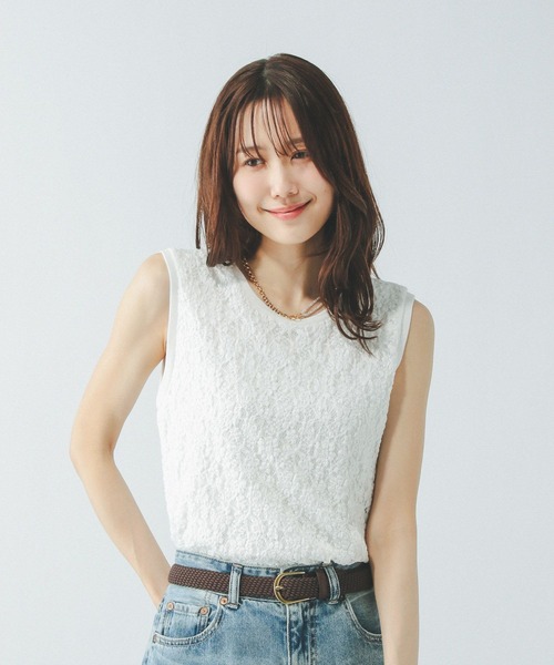 GLOBAL WORK（グローバルワーク）の「Beauteeレースタンク/497012（タンクトップ）」 - WEAR