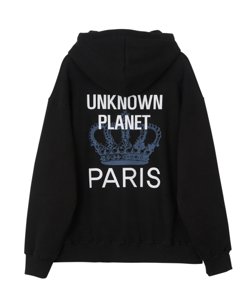 Planet Crown Graphic Hood Black（パーカー）｜UNKNOWN PLANET（アンノウンプラネット）のファッション ...