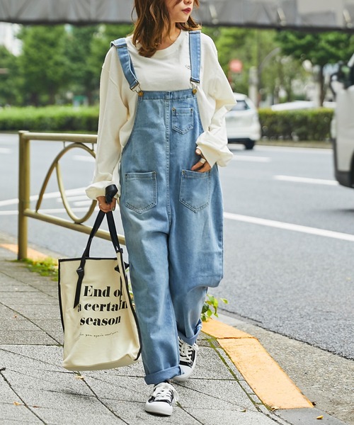 WEGO（ウィゴー）の「WEGO/【ZOZOTOWN&一部店舗限定】デニムオーバーオール（サロペット/オーバーオール）」 - WEAR