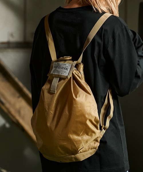 JACK & MARIE（ジャックアンドマリー）の「POSTGENERAL PACKABLE DRAWSTRING BAG (ポストジェネラル ...