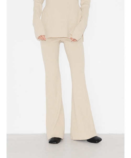 ENCIRCLE（エンサークル）の「【ENCIRCLE/エンサークル】Rib knit pt/リブニットパンツ（その他パンツ）」 - WEAR