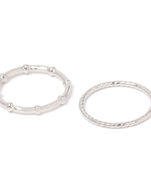 tiny tiny（ティニーティニー）の「メタルリング4SET [tiny tiny(ティニーティニー)]（リング）」 - WEAR