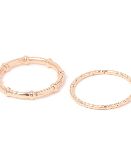 tiny tiny（ティニーティニー）の「メタルリング4SET [tiny tiny(ティニーティニー)]（リング）」 - WEAR