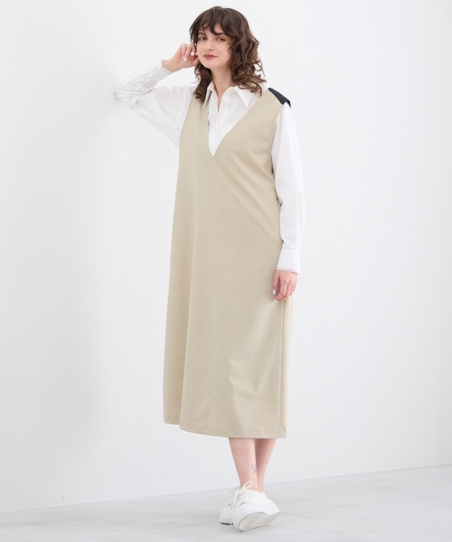 R-ISM（リズム）の「2WAYストレッチジャンパースカート（ジャンパースカート）」 - WEAR